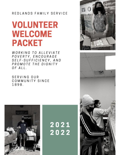 Volunteer Welcome Packet - Redlands Family Service | PDF to Flipbook